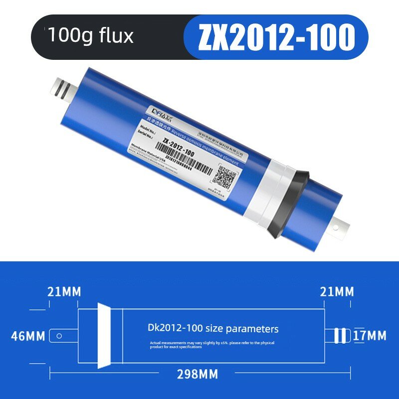 Мембрана RO Zuanxin 2012-100G, фильтр обратного осмоса для очистителя воды, 1 шт, с проверкой подлинности