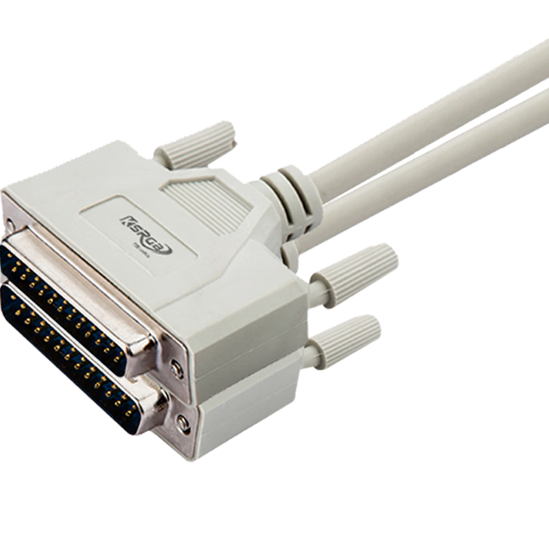 Кабель KSRGB DB25 параллельный 10 м мужской к мужскому для компьютерного принтера и налогового контроля Модель：DB25