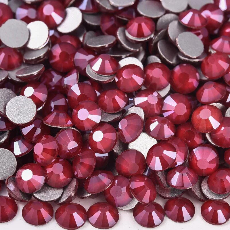Стразы OLeeya SS6-SS30 стеклянные для декорирования Красный, SS20 4.8mm 1440pcs, Lt. Siam Mocha