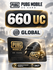 Игровая валюта PUBG Mobile Global Gift Card 660 UC, для мобильных, электронный к...