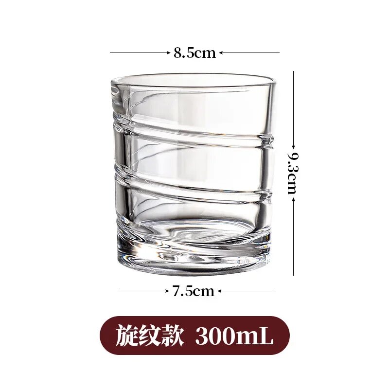 Rotating Whiskey Glass RotatingSpiral