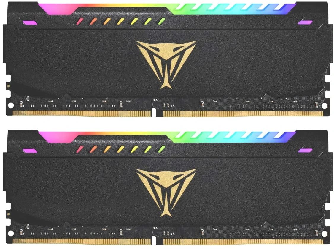 Модуль оперативной памяти Patriot Memory Viper Steel RGB, DDR4, 3600 МГц, 2 32 ГБ, DIMM, PVSR464G360C0K