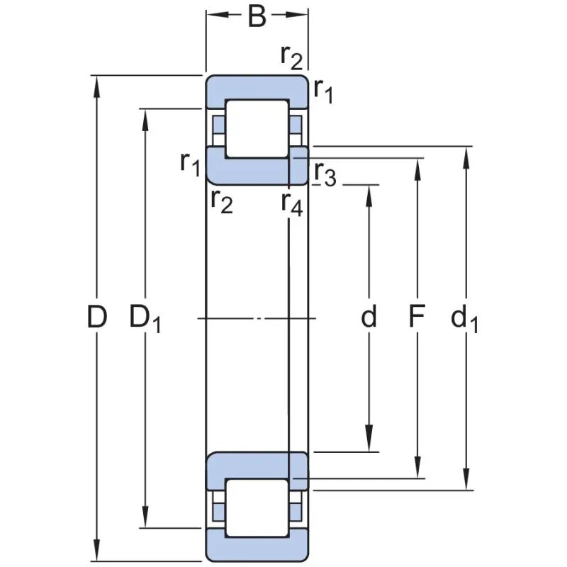 NUP204 ECP C3 (20*47*14) Подшипник SKF