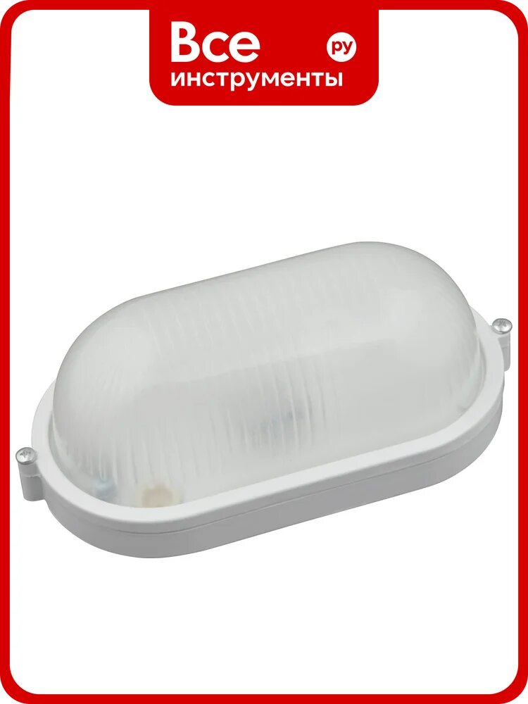 Светодиодный влагозащищенный светильник Uniel ULW-K23B 12W/6000K IP54 WHITE. Овал. UL-00005239