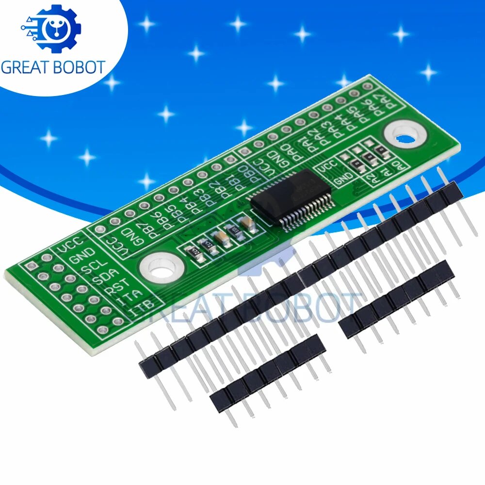 Модуль расширения I2C MCP23017-E/SS 5pcs