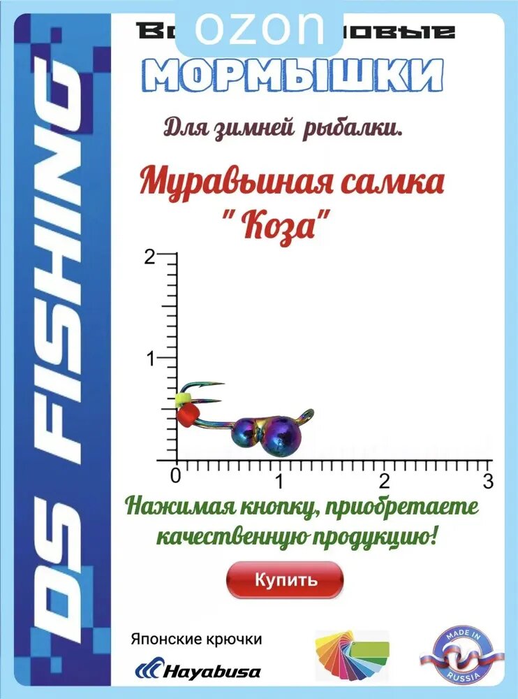 Мормышка, 0.86 г — фото 1