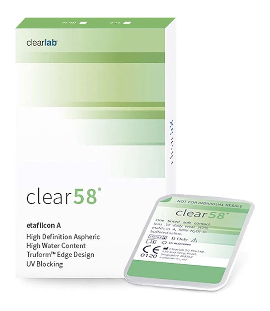 Clear58 контактные линзы плановой замены 8,3/14,0 /-5,00/ 6 шт.