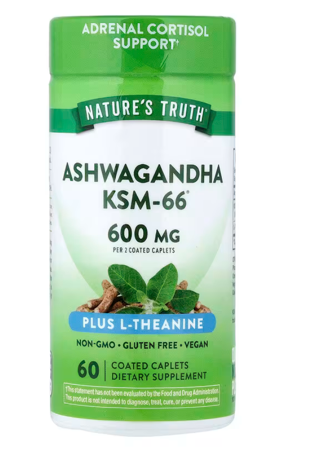 Nature's Truth KM-66, с L-теанином, 60 капсул из США