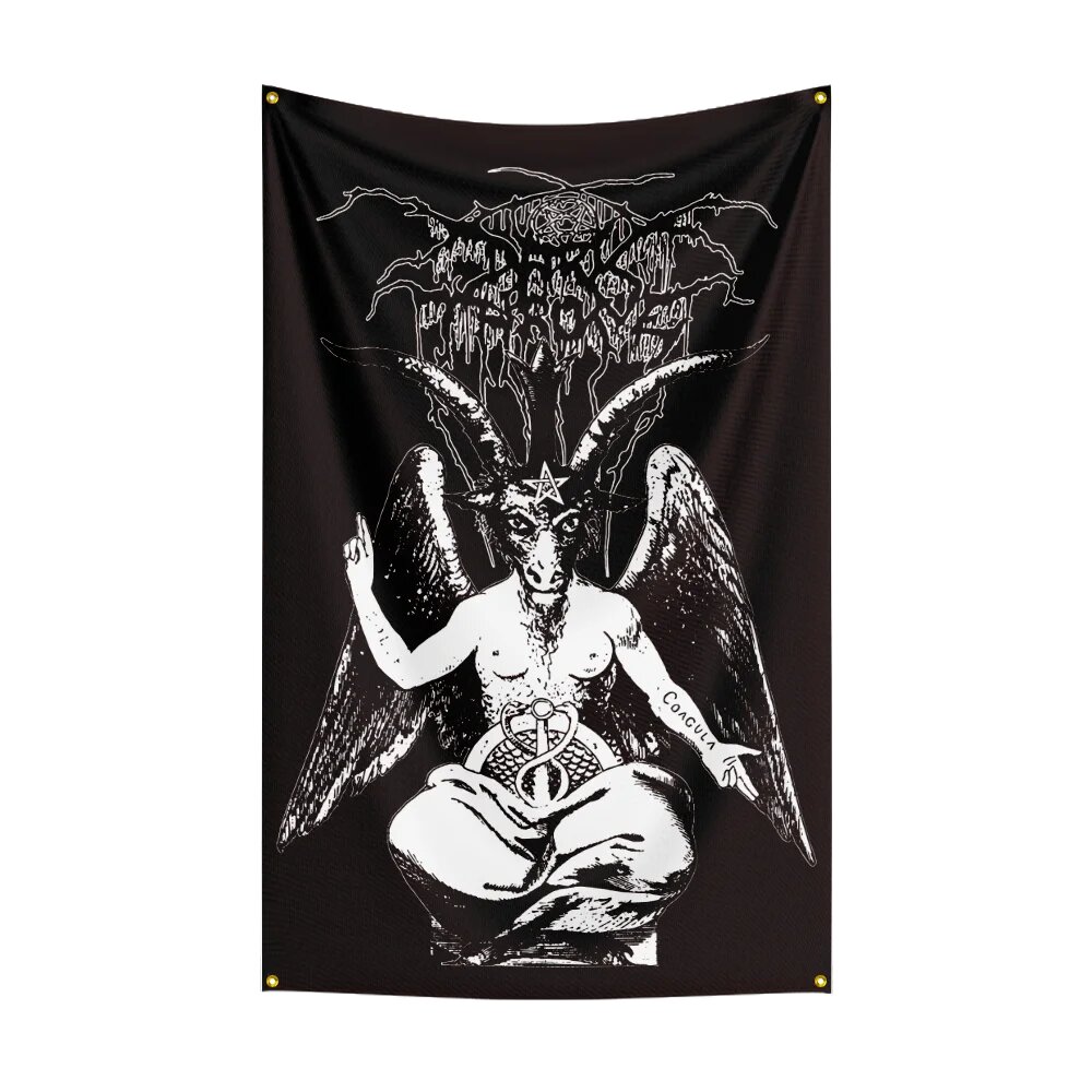 D-Darkthrone-e Mental Flag музыкальный гобелен