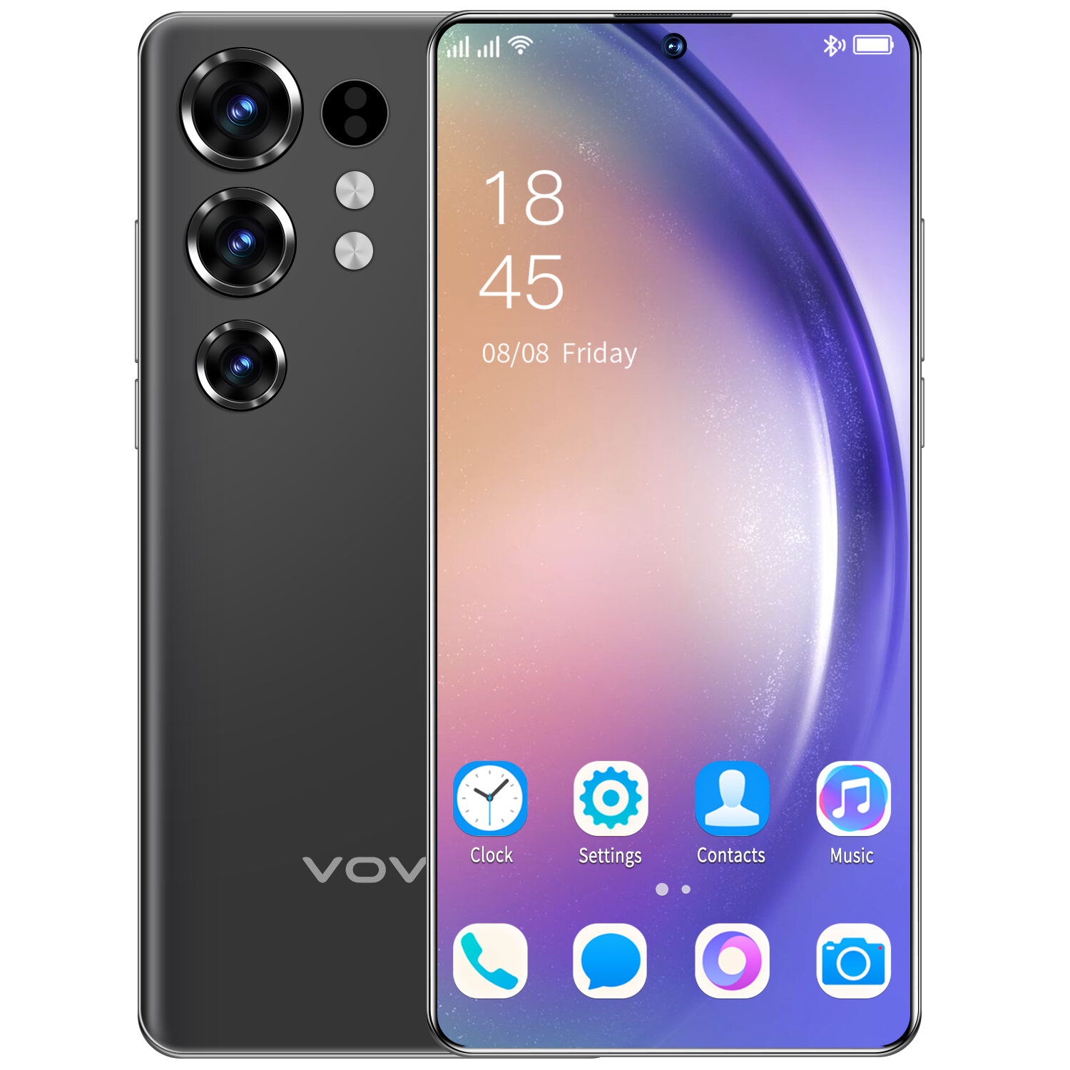 Смартфон S24 Ultra, экран 6.74", 5G, Dual Standby, 16ГБ, 1024ГБ, черный
