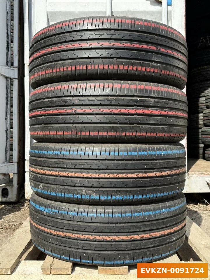 Комплект (4 шт) летних БУ шин Continental EcoContact 6 195/55 R16 35% износ 8119613865