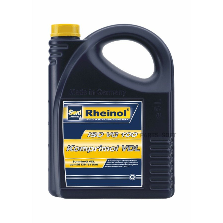 SWD Rheinol Komprimol VDL 100 (5л) от официального дистрибьютора, SWD RHEINOL, артикул 35790580