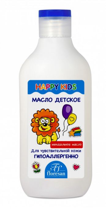 Floresan Масло детское миндальное Happy Kids, 250мл