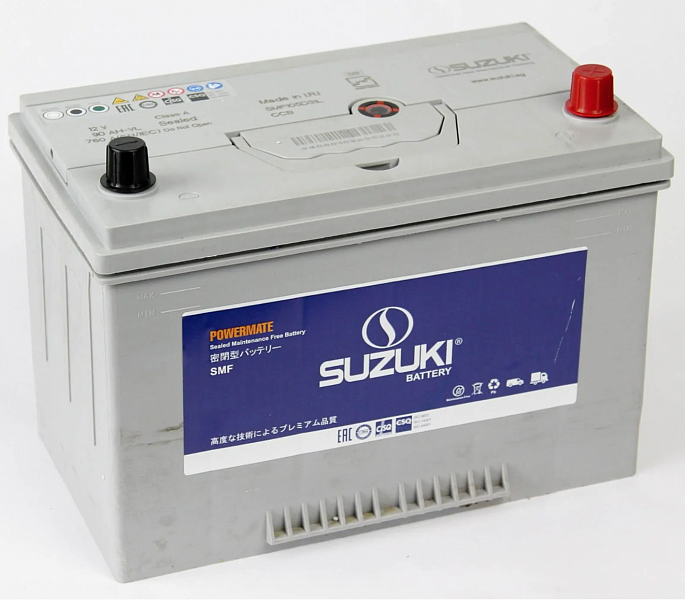 Аккумулятор автомобильный SUZUKI 6СТ-90.0 105D31L 90Ah 760A ОП (306x173x225) D31L 306x173x225