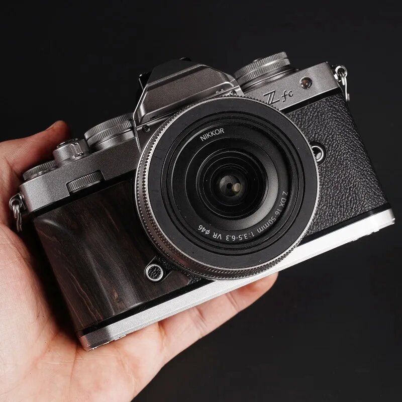 Деревянная ручка OLOEY Nikon ZFC AfricaBlack Wood