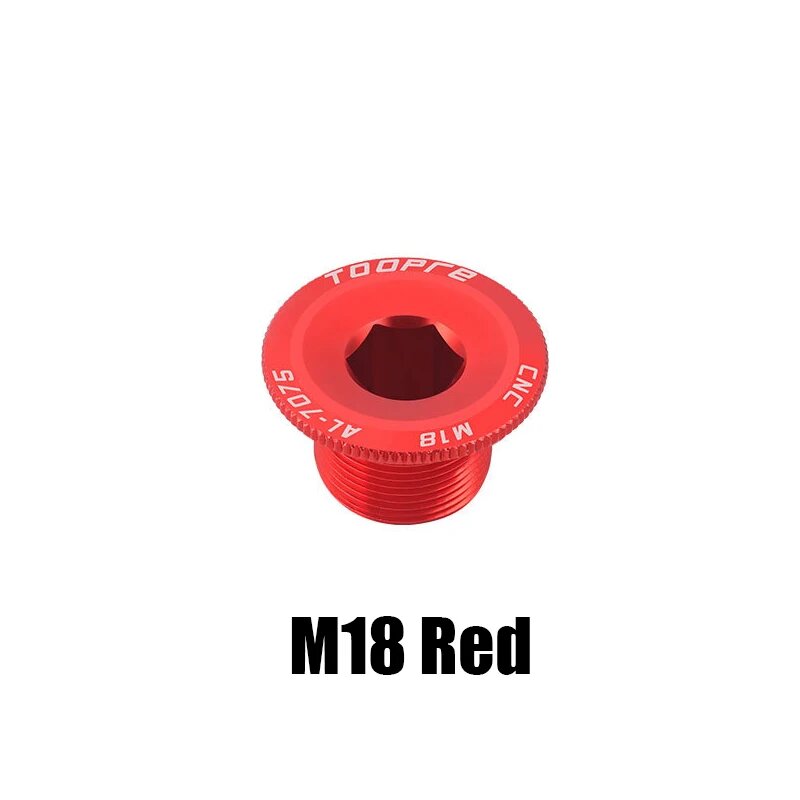 Болты для шатунов RISK M18 M19 M20 для горных велосипедов Красный, M18 Red