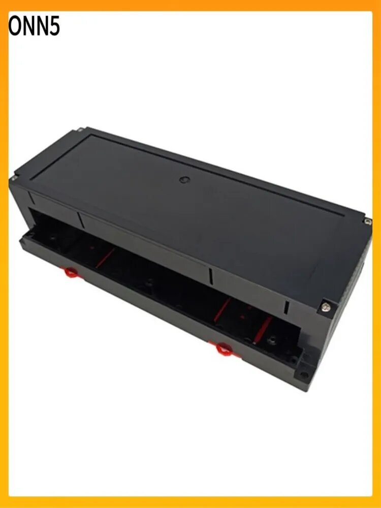 Корпус для DIN-рейки из ABS пластика для печатных плат/счетчиков, 250x110x65 мм.