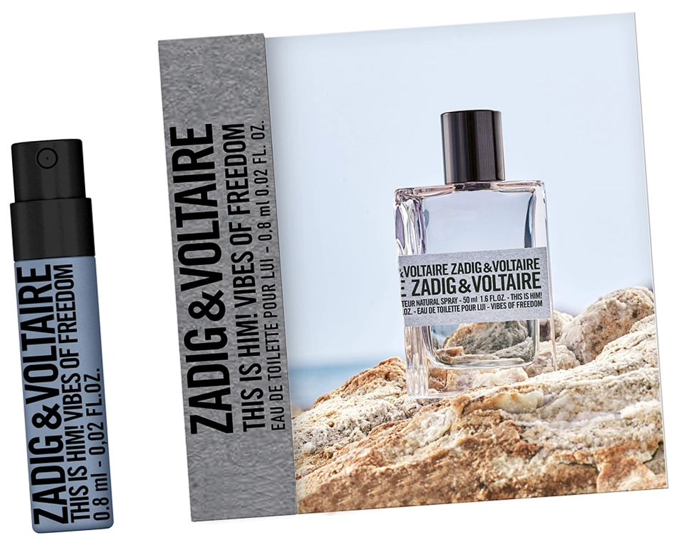 Мужской сэмпл туалетной воды Zadig & Voltaire This Is Him Vibes Of Freedom, 0.8 мл