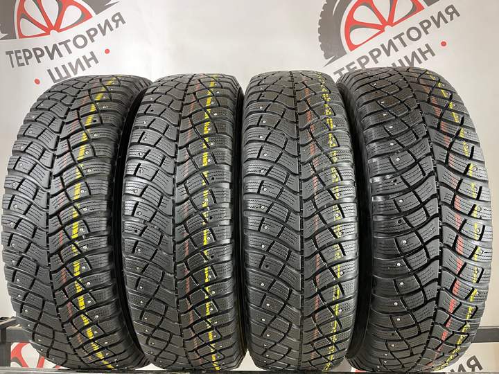Комплект (4 шт) зимних БУ шин шипованные КАМА Кама-515 205/75 R15 30% износ