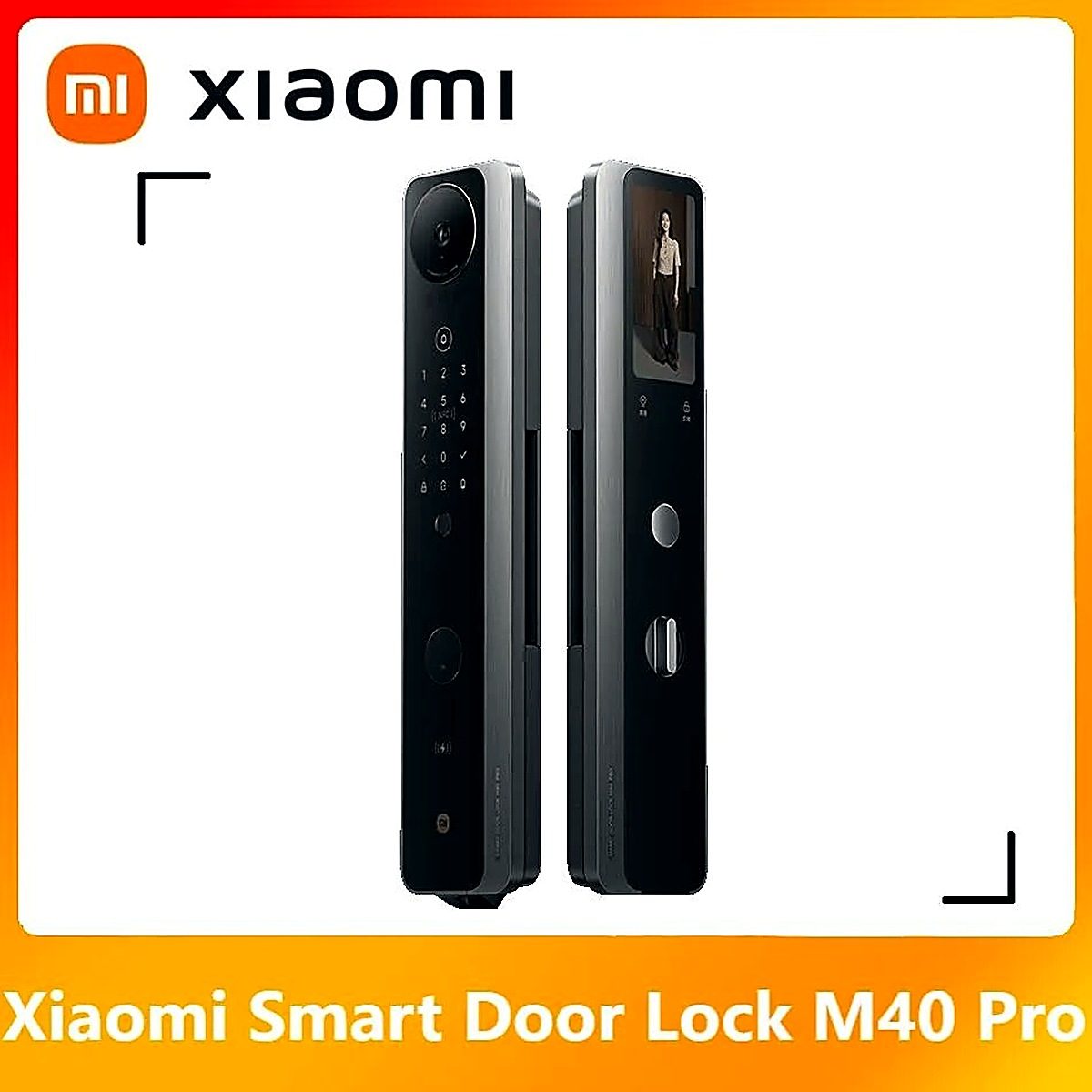 Xiaomi умный дверной замок M40 Pro, 18x14x33 см, замки врезные