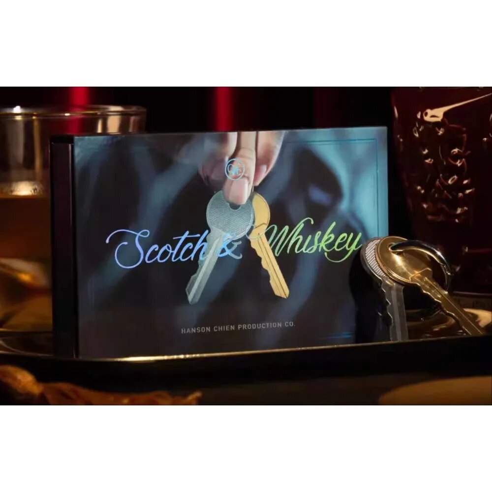Роскошный волшебный набор Scotch & Whisky, профессиональные уличные иллюзии крупным планом, идеальные трюки для ключей, исчезающая магия, ментализм, реквизит
