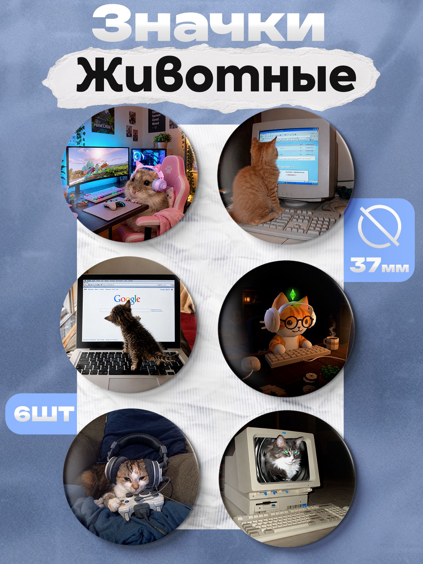 Набор значков ТИТЛЪ