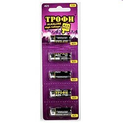 Трофи A23 - 5Bl Energy Power Alkaline 100 1000 48000 5 шт. в уп - ке