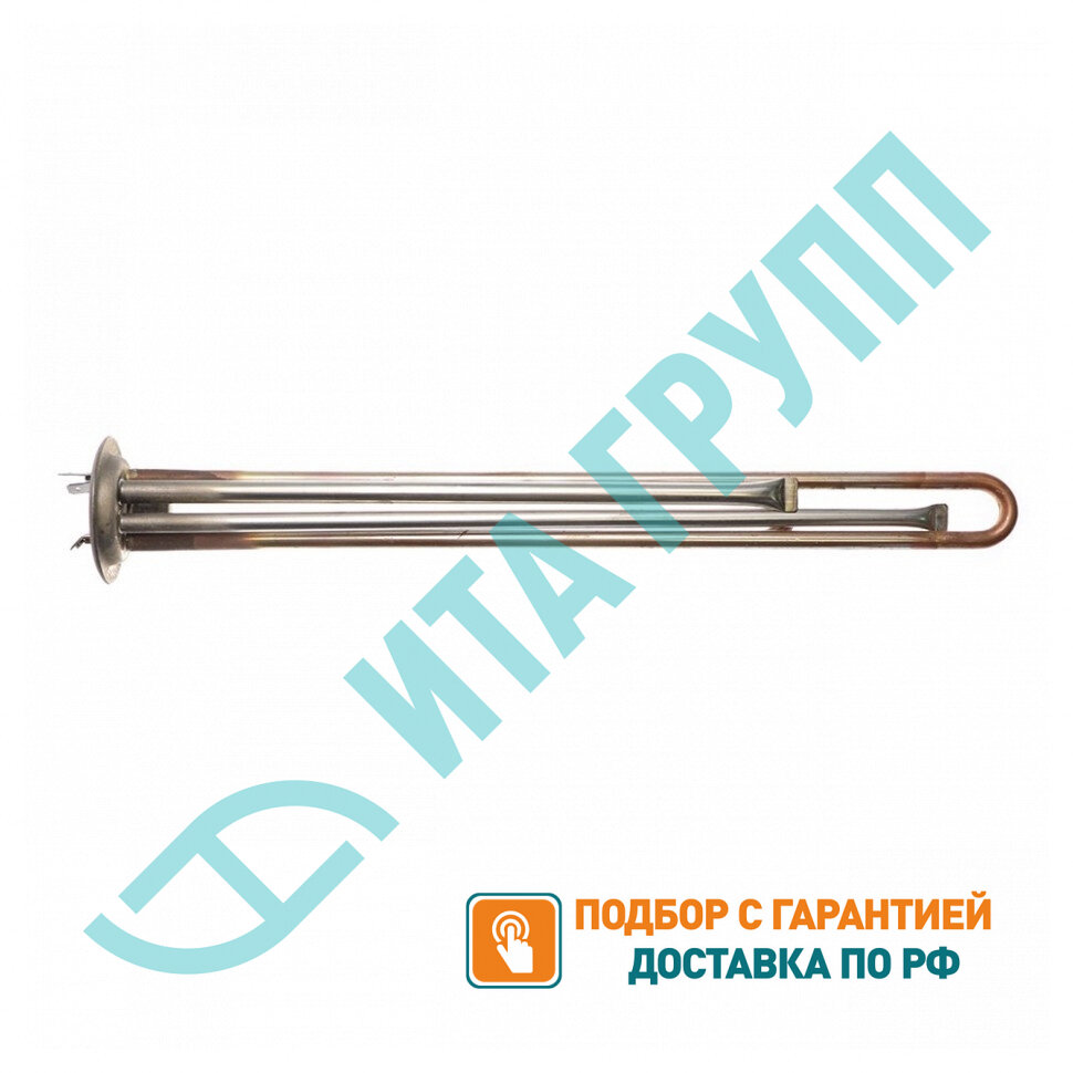 ТЭН 2500Вт (1000Вт/1500Вт) RF для водонагревателя Ariston SHT, SHUTTLE, Regent, под анод М4, 10721