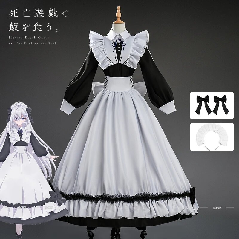 SHIBOYUGI Yuki Sorimachi Косплей Костюм Горничной Черный, XL, Costume only