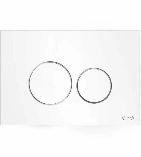 Кнопка смыва для инсталляции VitrA Origin (Ориджин) 740-1600 белая двойной смыв