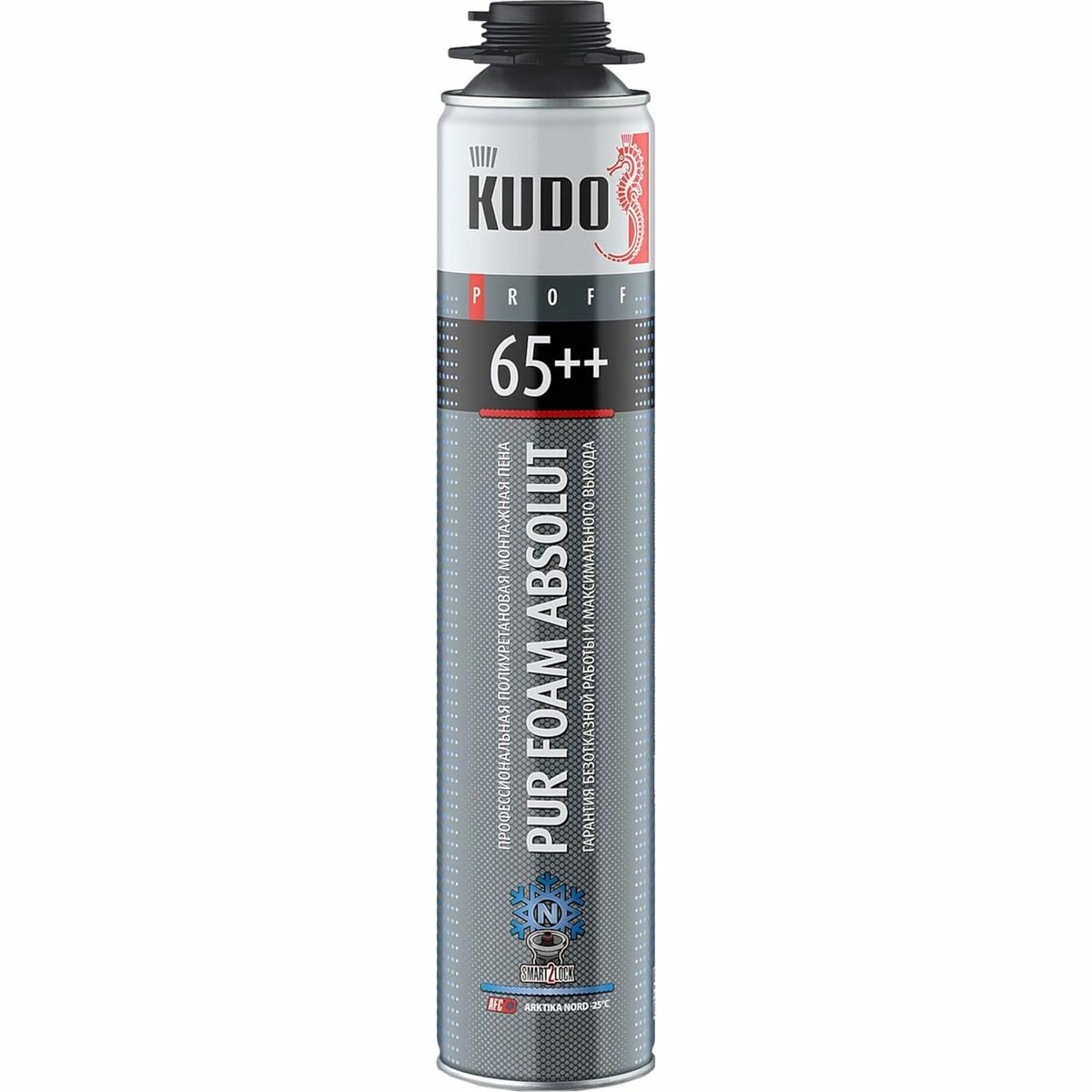 Пена монтажная Kudo Absolut Proff 65++ Arktica Nord профессиональная зимняя, 1000мл, 12 уп.