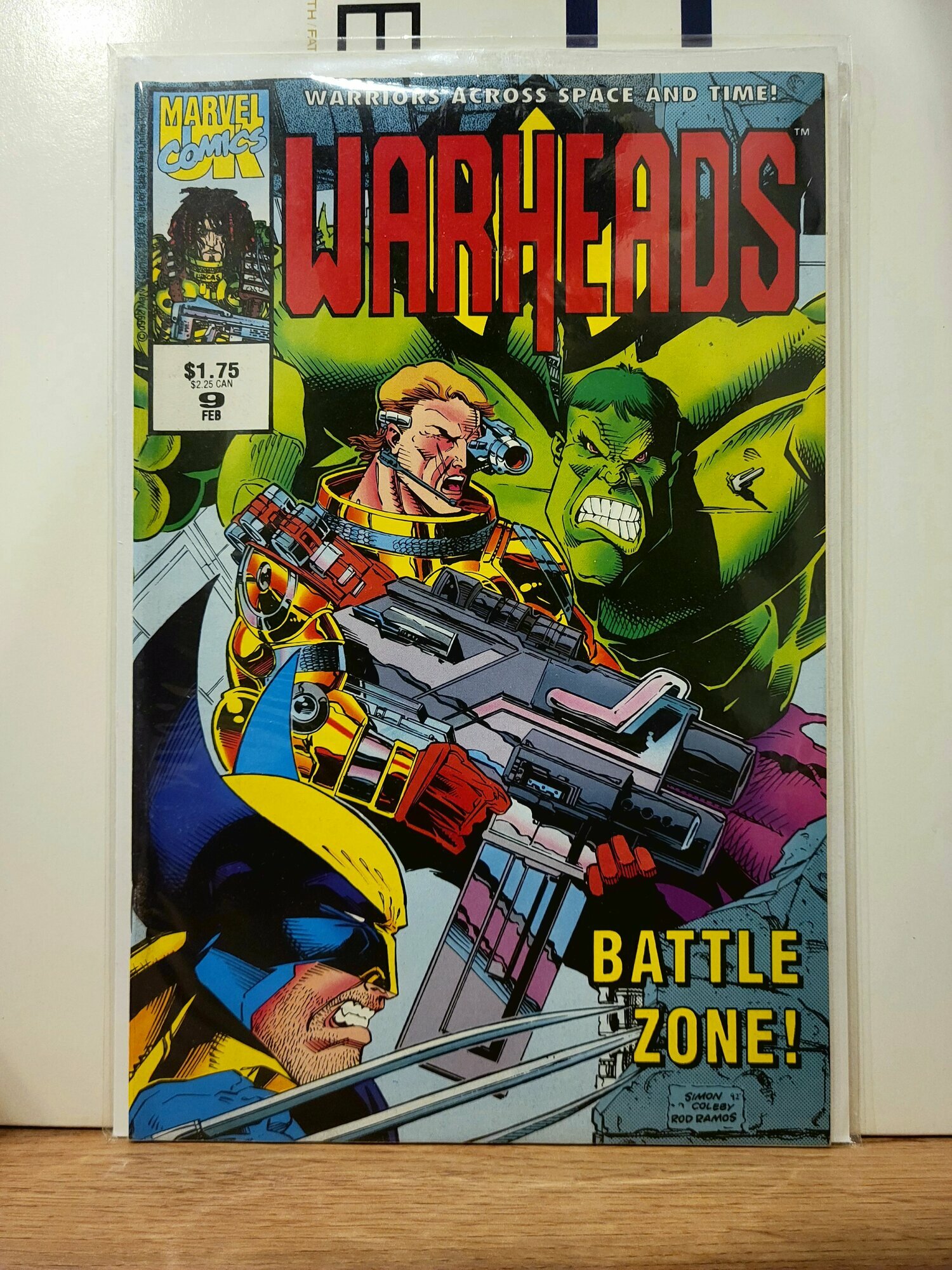 Ретро Комикс Warheads #9. 1993 Год. Marvel.