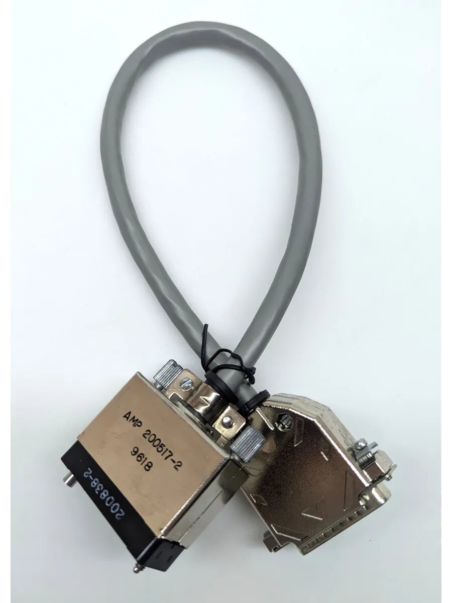 Адаптер AMP 200838-2 34 pin гнездо - RS232 DB25 штекер 0.4м