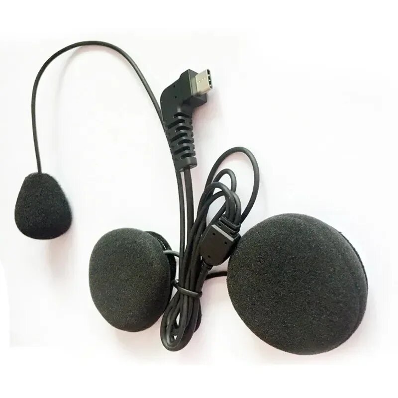 Для BT-S2 BT-S3 мотоциклетный Bluetooth-домофон Type-C USB наушник микрофон динамик для 1pc Soft Mic