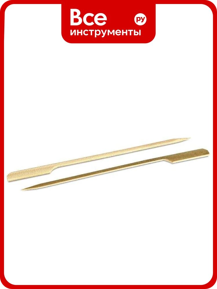 Пики декоративные Optiline Гольф бамбук, 18 см, 100 шт 10-2044