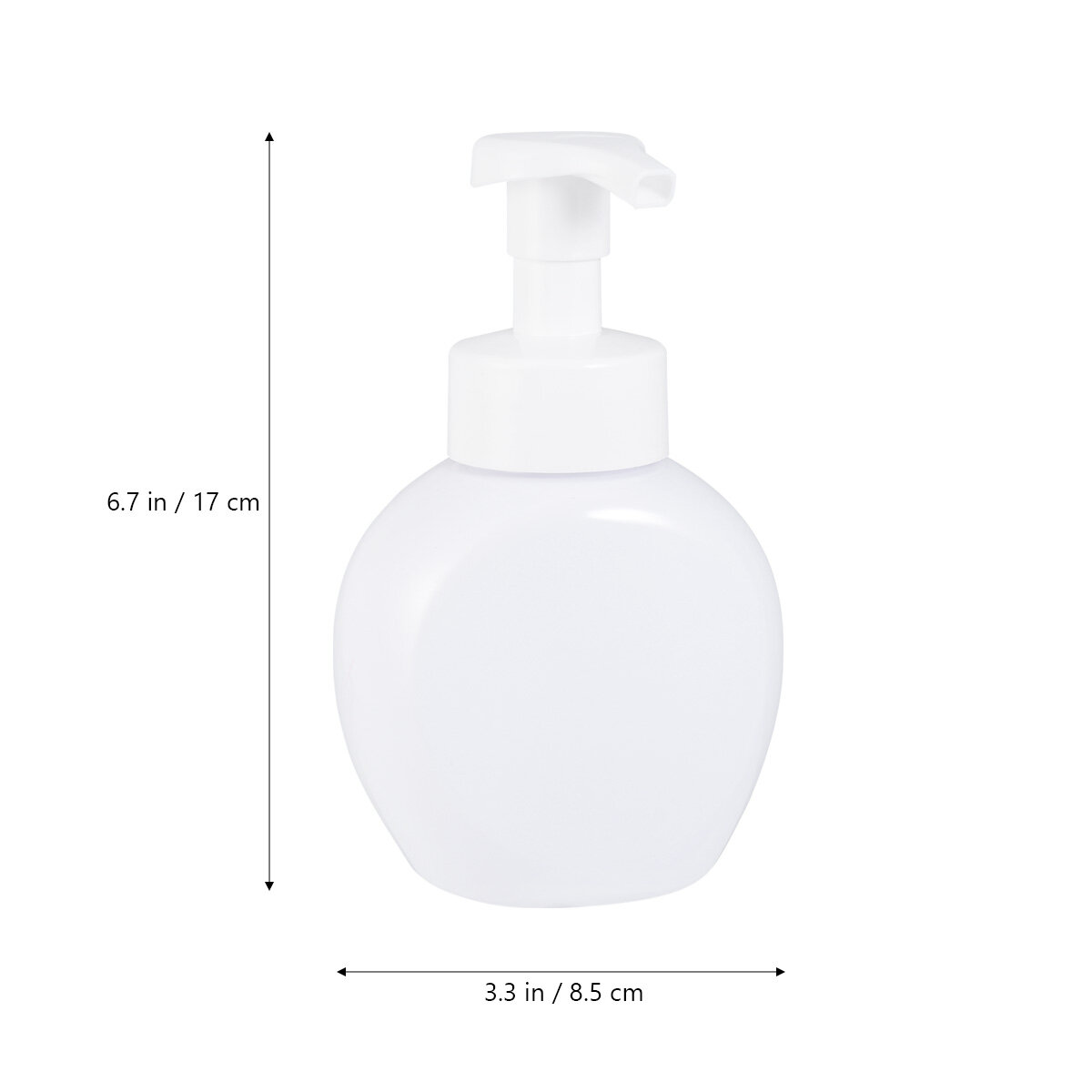 2 Шт Пузырьковый Дispensер Для Мыла Бутылка 300 Ml Белый PET
