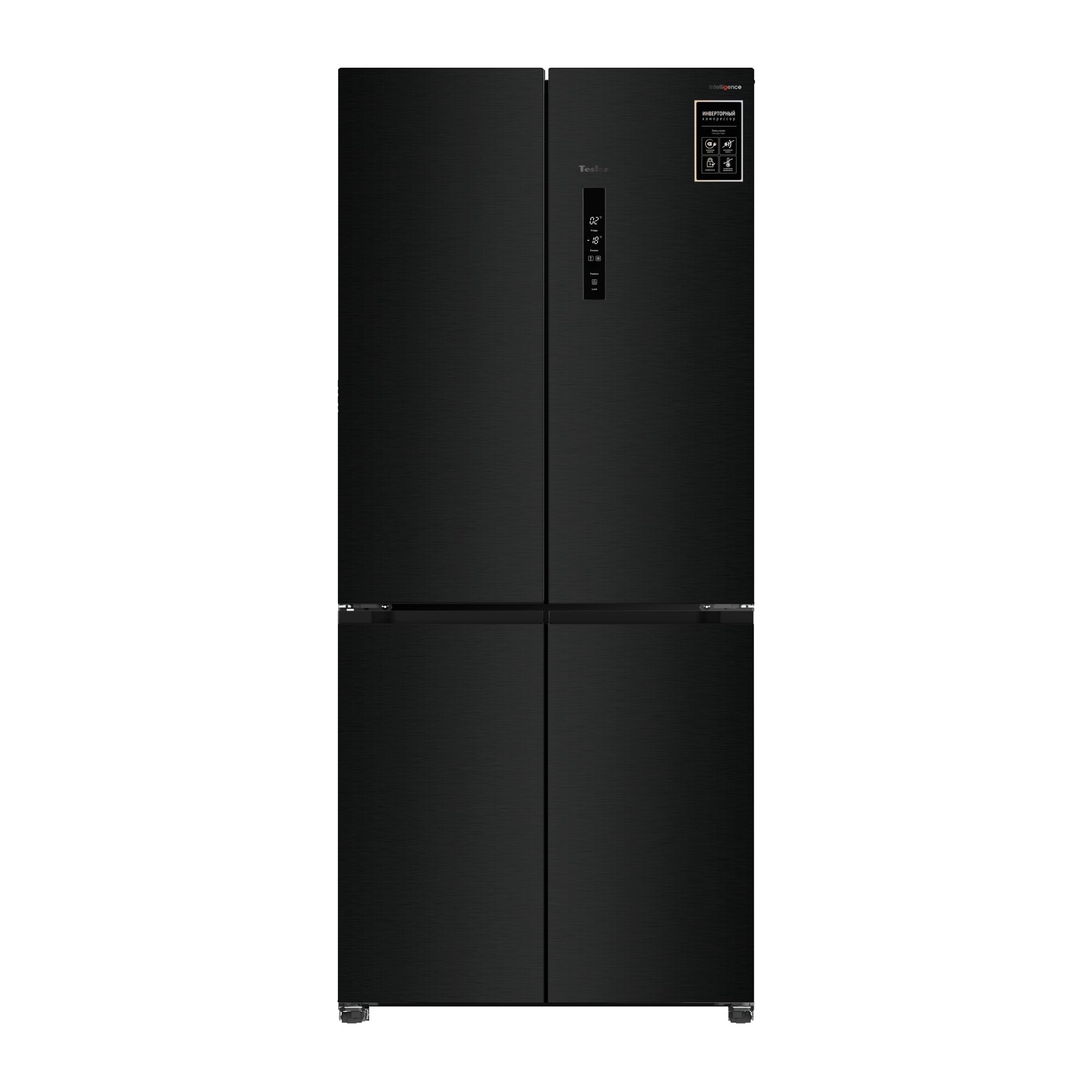 Холодильник RCD 487 BI GRAPHITE