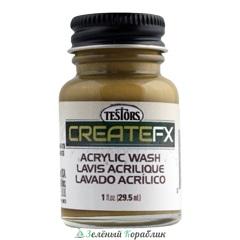 Смывка акриловая Testors Дуб в стеклянном пузырьке, 29,5 мл (арт. 79409)