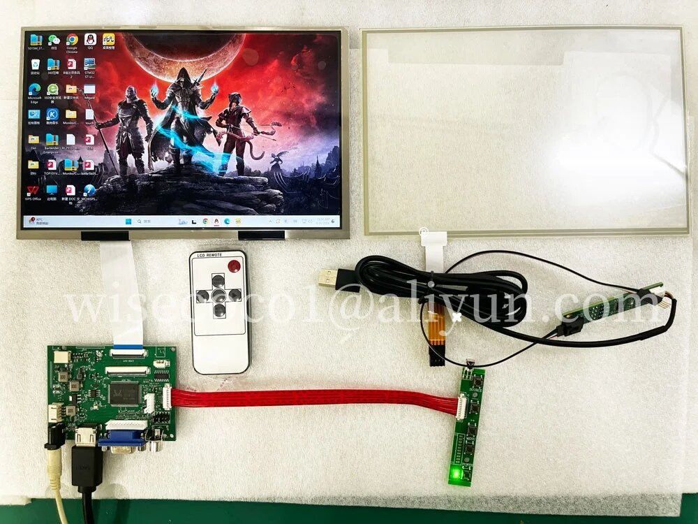 Wisecoco 10,1-дюймовый TFT LCD дисплей EJ101IA-01G 1280*800 с сенсорным экраном Full Set With touch