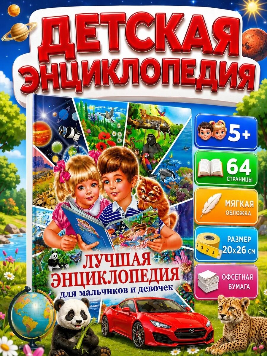 Лучшая энциклопедия для мальчиков и девочек.