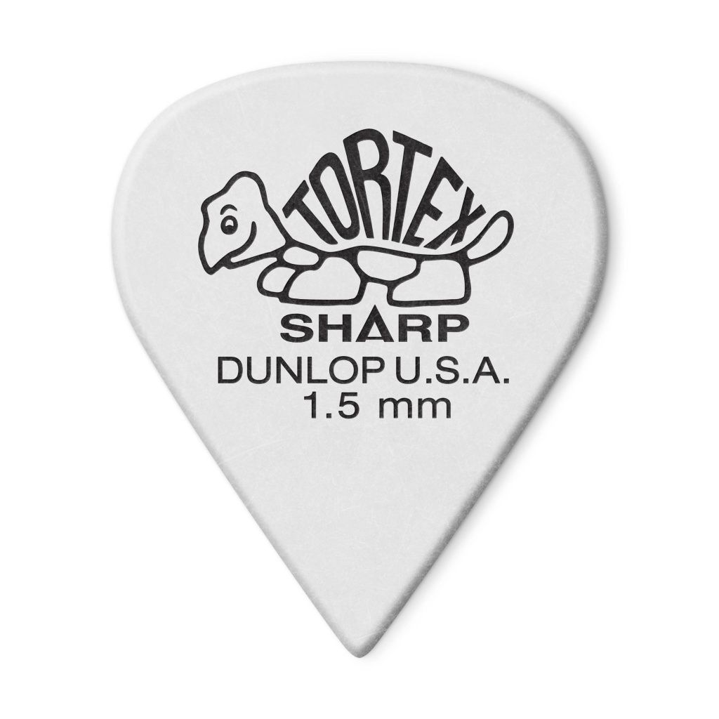 Медиатор для гитары, Dunlop Tortex Sharp, 1.5мм, 412P1.50