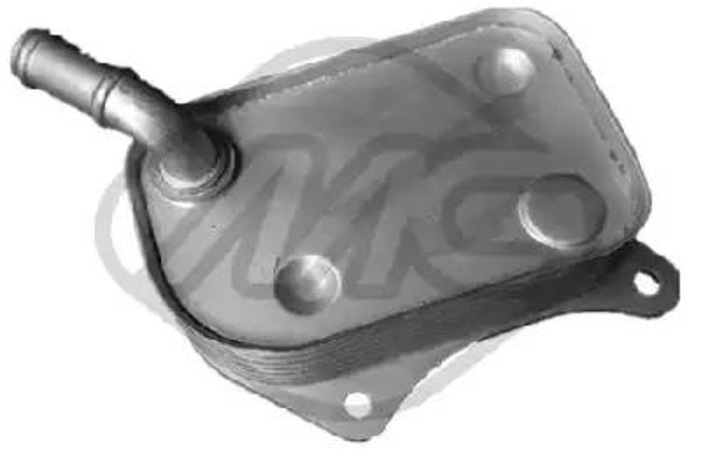 Масляный радиатор (теплообменник) audi a4 '04-'08 2,0 fsi * audi a6 * vw passat (METALCAUCHO 06332)