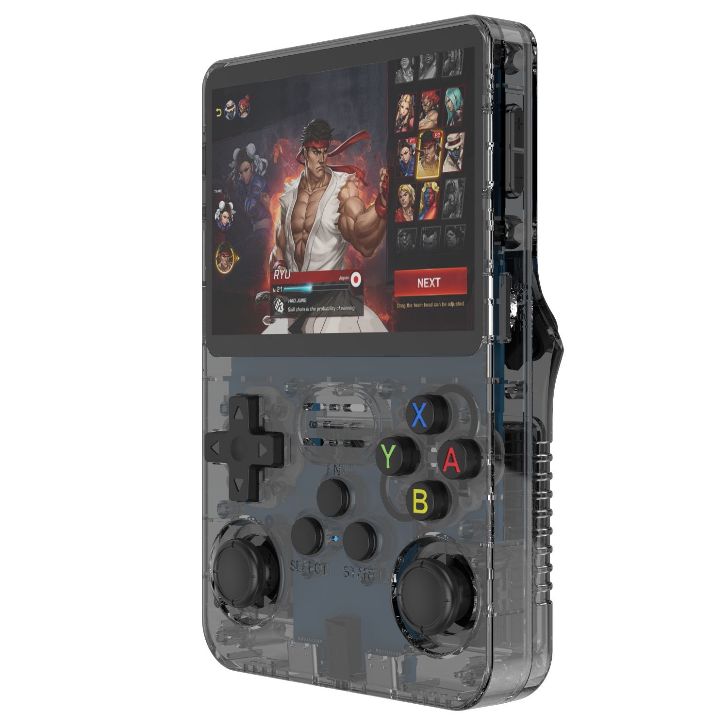 Портативная игровая консоль в стиле ретро R36S, до 64 ГБ игр, черный_V1