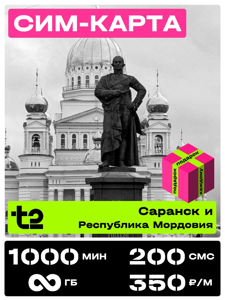 Сим карта теле 2 с безлимитным интернетом. t2 SIM-карта тариф Партнер М Республика Мордовия. 1000 минут за 350 рублей в месяц.