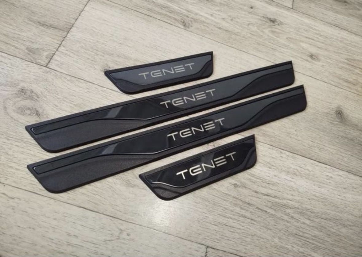 Накладки на пороги Tenet T4 / Tenet T7/ Tenet T4L / Тенет Т4 / Тенет Т7 2025-2027 г. в Black