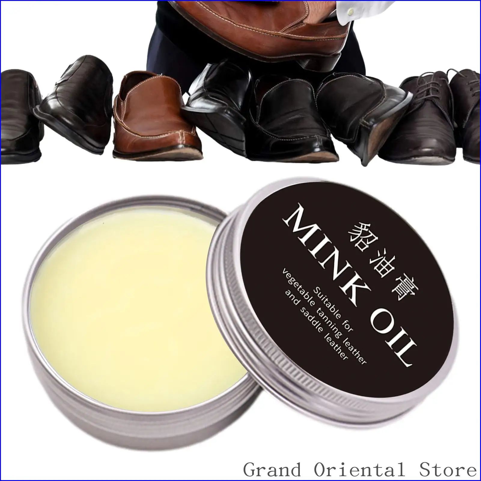 Жир для обуви / Норковый жир Mink Oil 100 г Магазин Большой Восток