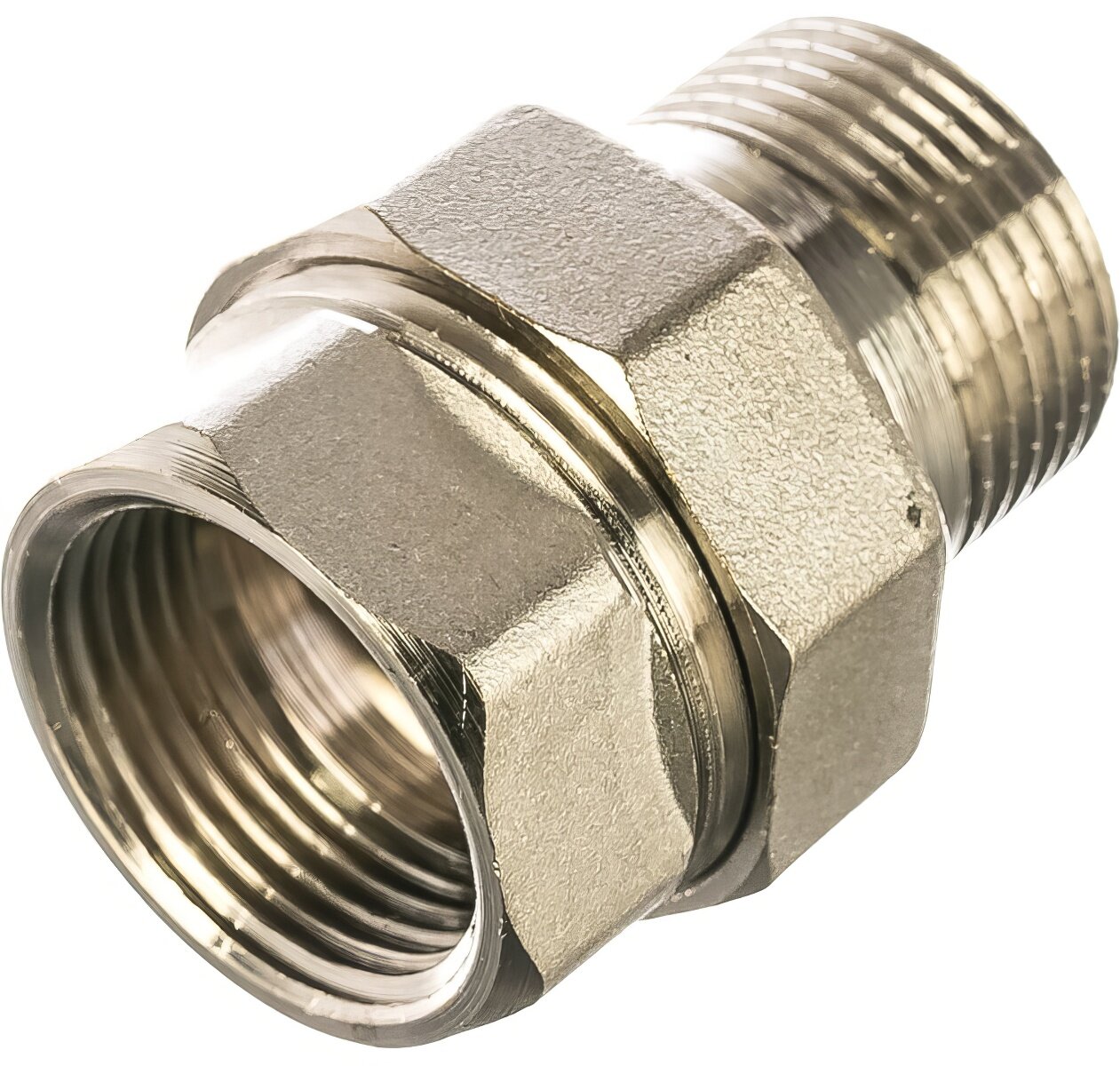 Сгон прямой Valtec американка внутренняя-наружная резьба 1' VTr.341. N.0006