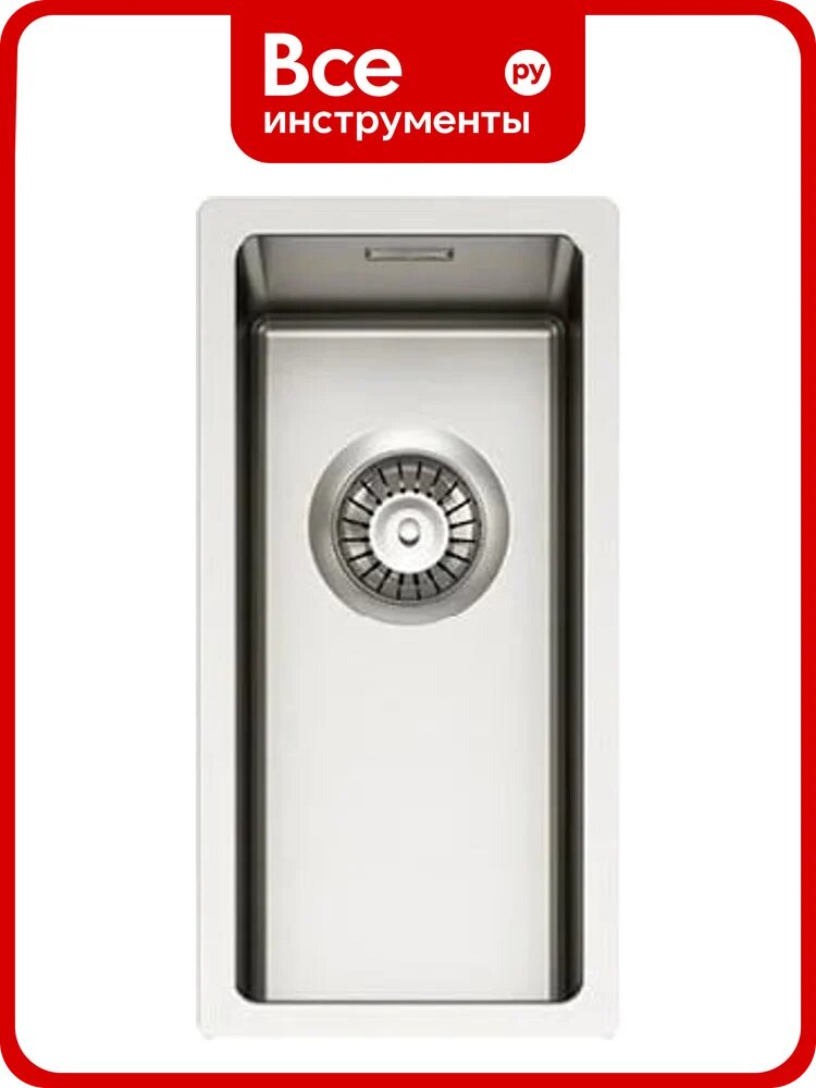 Мойка для кухни Alveus NOX 10 BRS 220x440x170 в комплекте с интегрированным сифоном 1149919