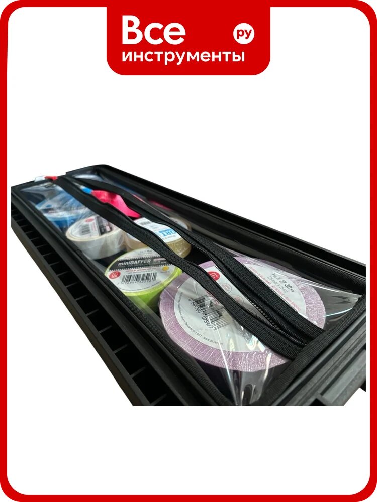 Органайзер в крышку рэкового кейса DGCASE TREKFORM 3U (прозрачный) TFLIDRACK3U