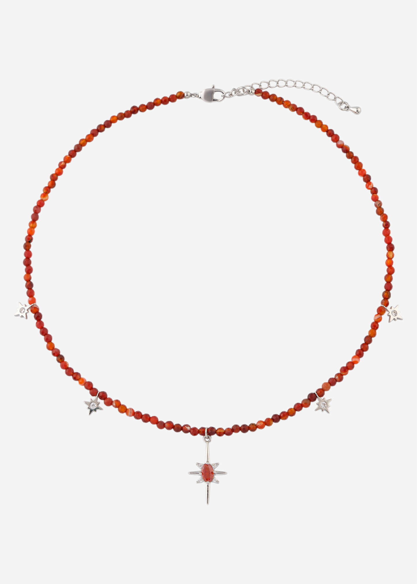Колье, сердолик